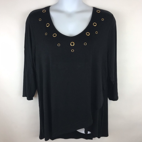 Belldini | Tops | Belldini Crossover Tunic Wgrommet Detail3x | Poshmark